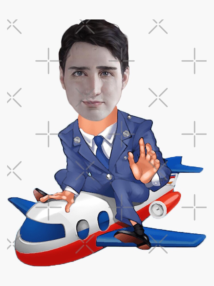 "justin trudeau must go trudeau selfie" Sticker for Sale by ...