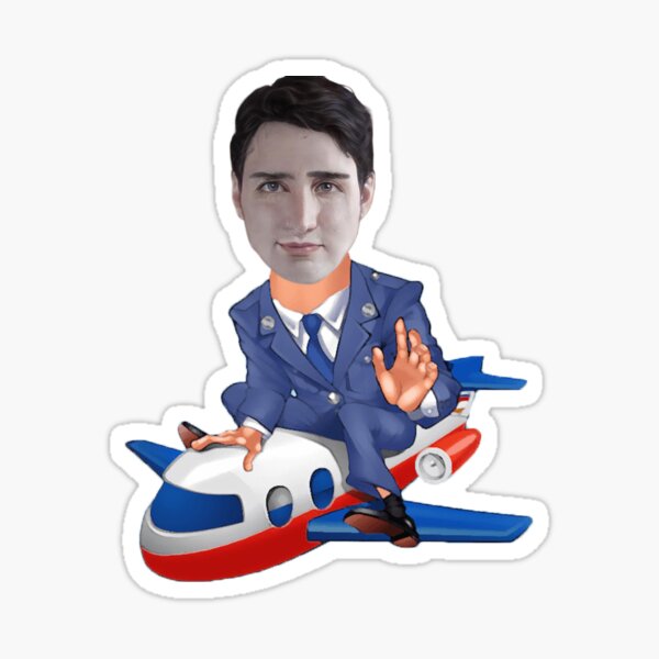 "justin trudeau must go trudeau selfie" Sticker for Sale by ...