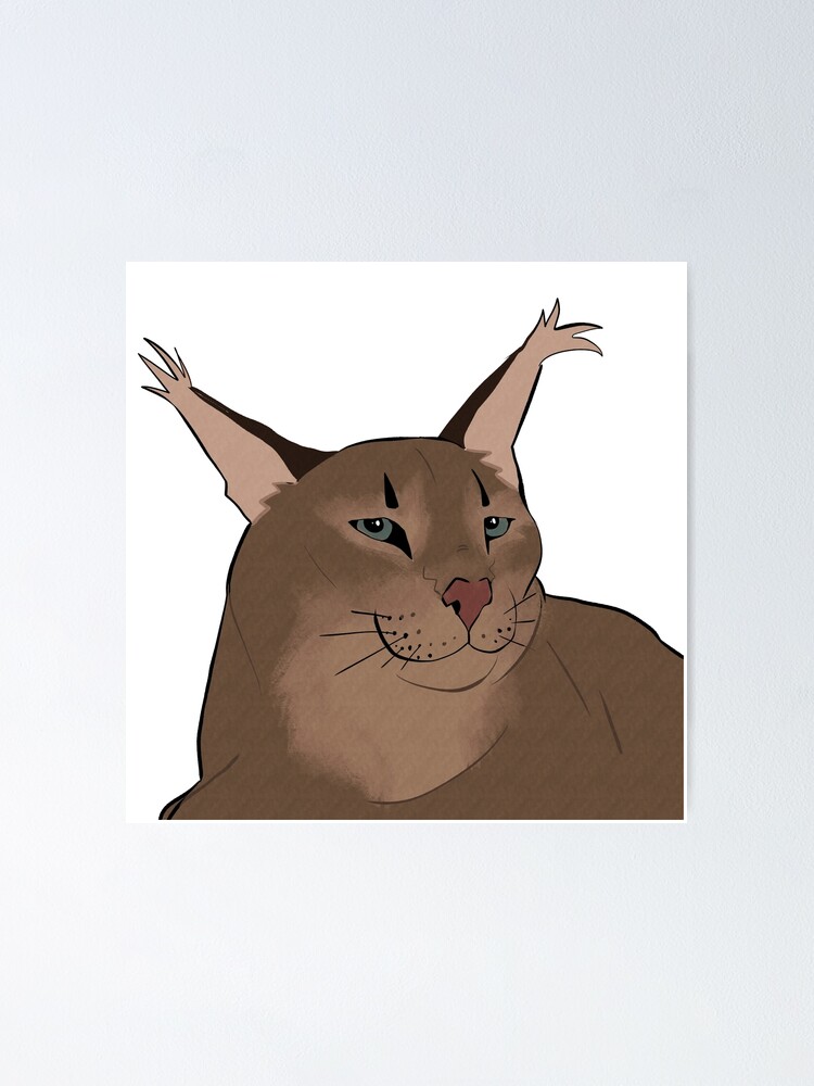 "Big Floppa" Poster for Sale by itsalexhenry | Redbubble