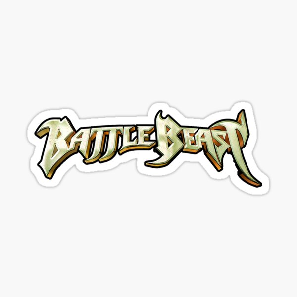 "BattleBeast Logo" Sticker for Sale by Fionadicksons | Redbubble