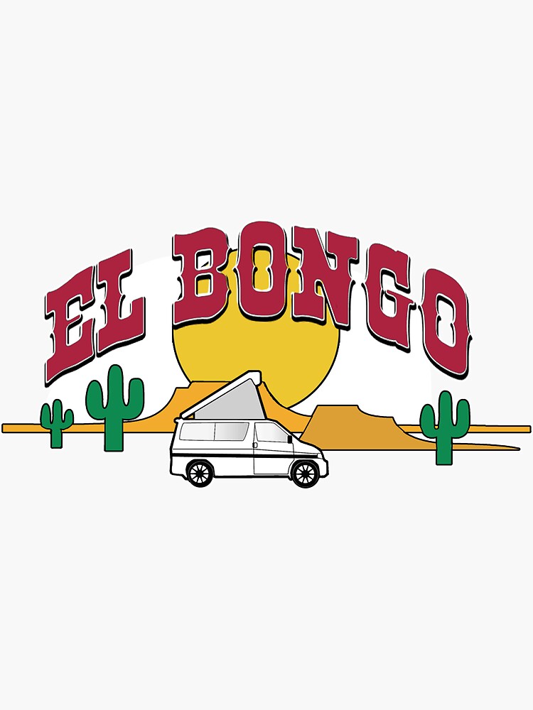 "El Bongo" Sticker for Sale by christhebarker | Redbubble