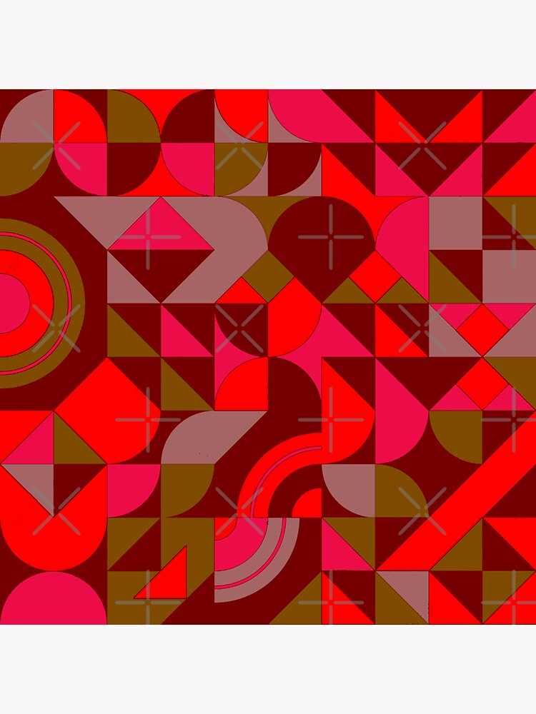 "geometric colorful patterns conceptual Art - Abstract Neo Geo graphic ...