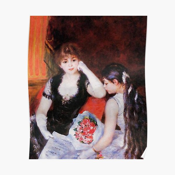 "At the Concert, Box at the Opera, Pierre-Auguste Renoir" Poster for ...