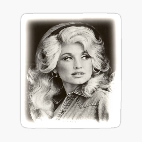 "Cute face Dolly legend parton art gift for fans Ess" Sticker for Sale ...