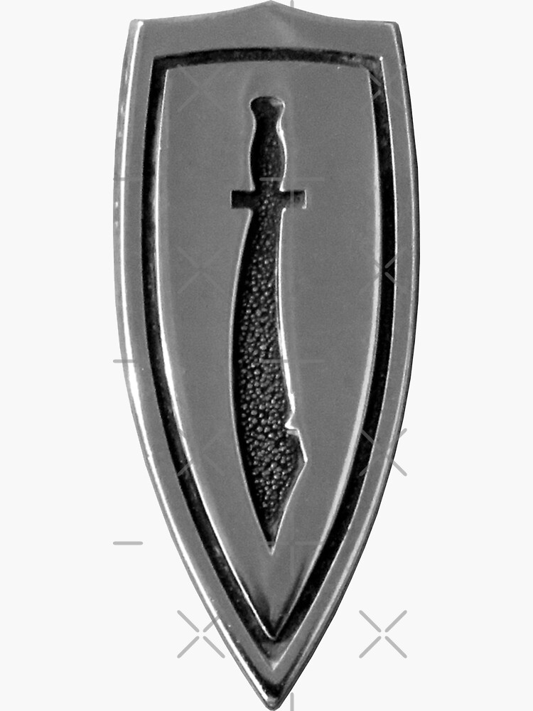 "Reliant Scimitar 1970s classic car emblem" Sticker by soitwouldseem ...