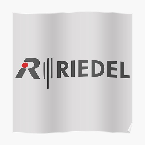 "Best Selling Riedel Logo" Poster for Sale by jotinahann | Redbubble