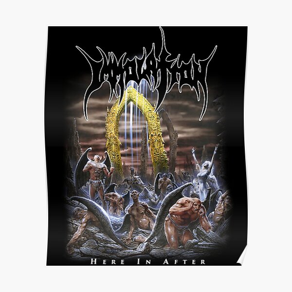 Póster «Here In After de Immolation - Death Metal clásico de la vieja ...