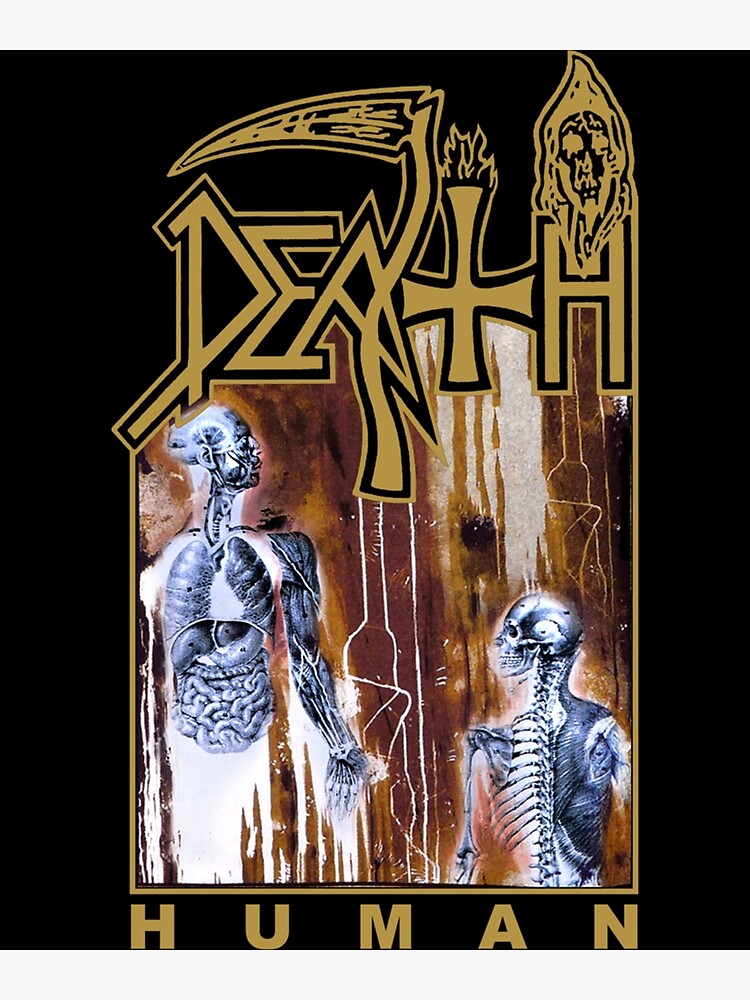 "Human Anniversary Edition Death - Classic Old School Death Metal" Art ...