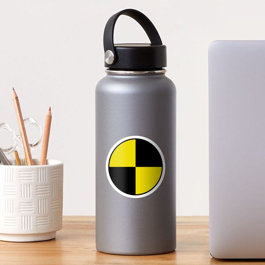 "Crash Test Dummy Calibration Marker" Sticker by Tommy-J | Redbubble