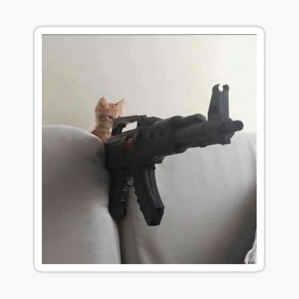 "Cat Gat" Sticker for Sale by emoartwork | Redbubble