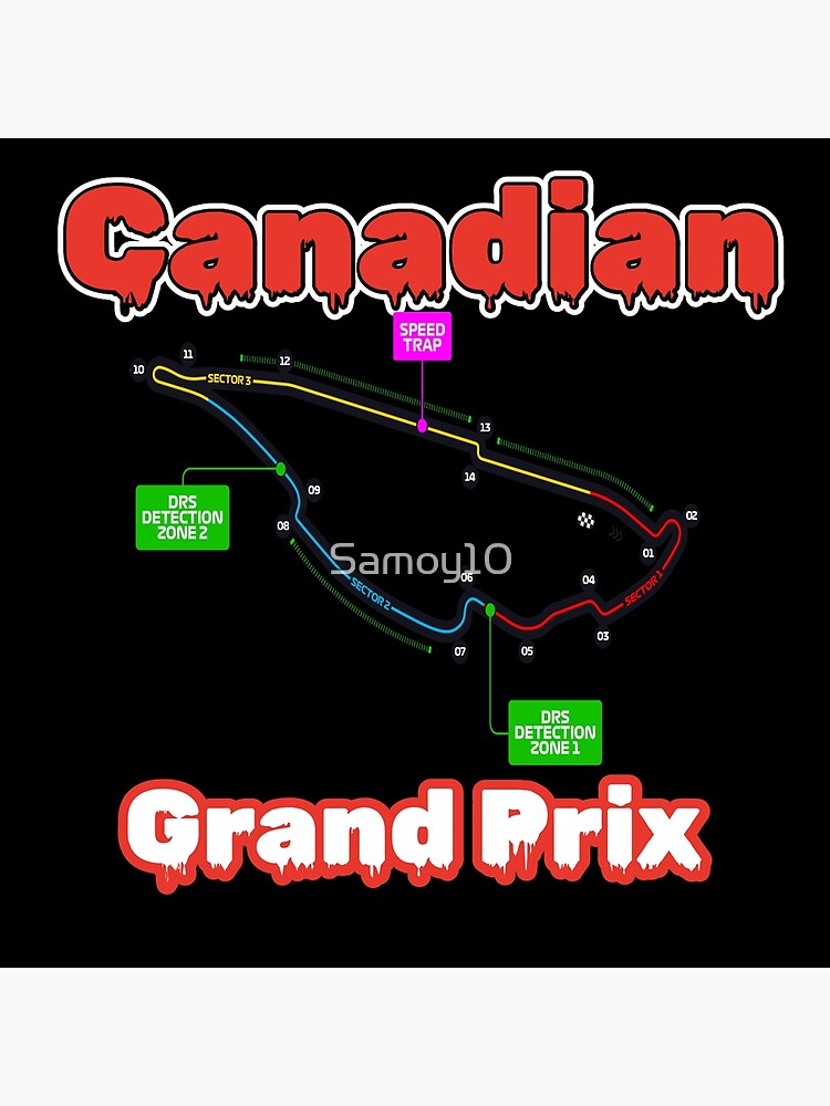"Canadian Grand Prix" Poster for Sale by Samoy10 | Redbubble