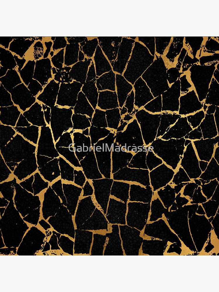 "Kintsugi pattern" Sticker for Sale by GabrielMadrasse | Redbubble