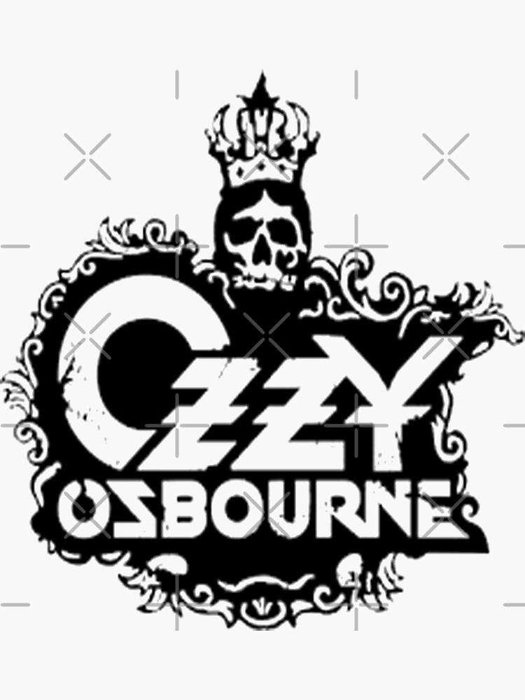 "ozzy " Sticker for Sale by wmcgruar51 | Redbubble