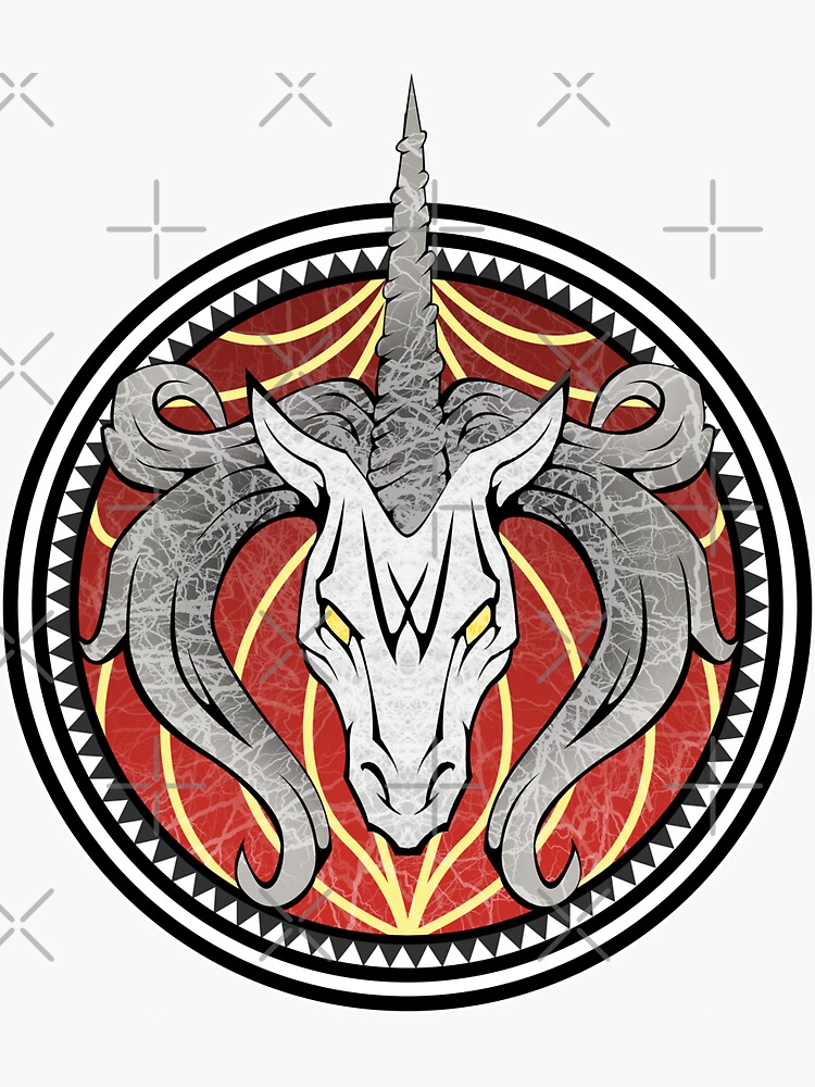 "Unicornis Union KHuX (Textless) T-Shirt" Sticker by MHeartz | Redbubble