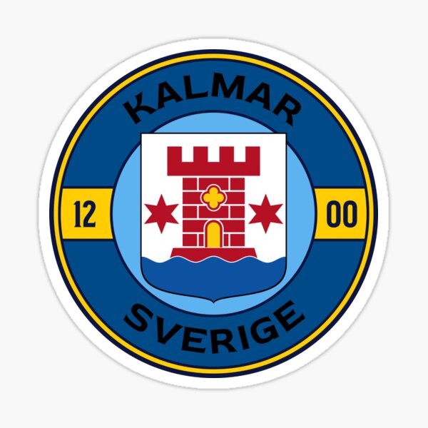 "Kalmar, Sverige - Black font" Sticker for Sale by PosiDesigns | Redbubble