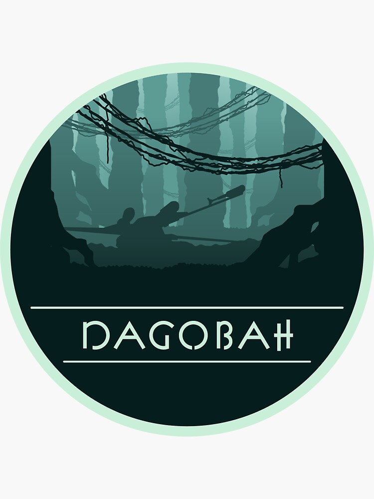 "Visit Dagobah" Sticker by Maverick-95 | Redbubble