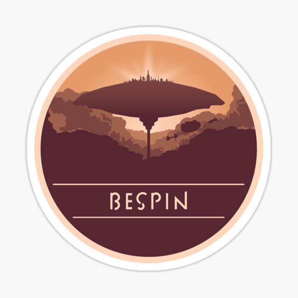"Visit Bespin" Sticker for Sale by Maverick-95 | Redbubble