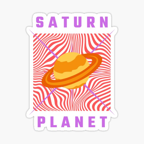"Saturn Planet" Sticker for Sale by GirayAltaser | Redbubble