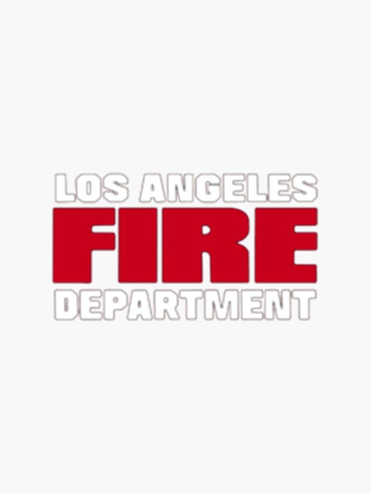 "LAFD 911onFOX " Sticker for Sale by GermanRoberts | Redbubble
