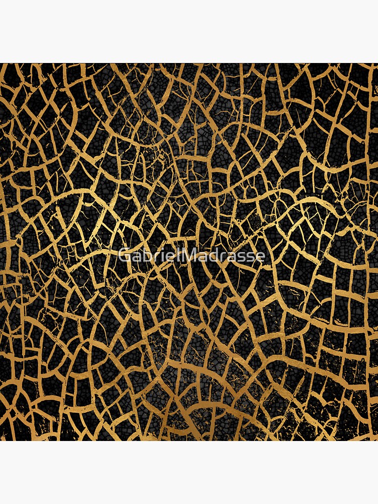 "Kintsugi pattern" Sticker for Sale by GabrielMadrasse | Redbubble