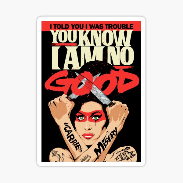 "No Good" Sticker for Sale by butcherbilly | Redbubble