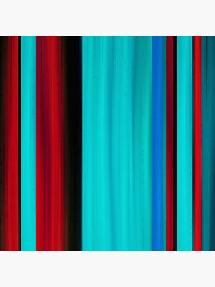 "The Blue Line Red And Blue Modern Landscape Art" Poster for Sale by ...