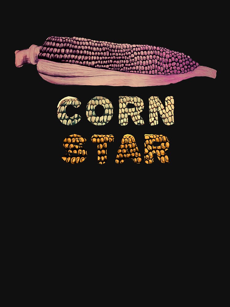 "Corn Star" T-shirt for Sale by mosaicts | Redbubble | corn t-shirts ...