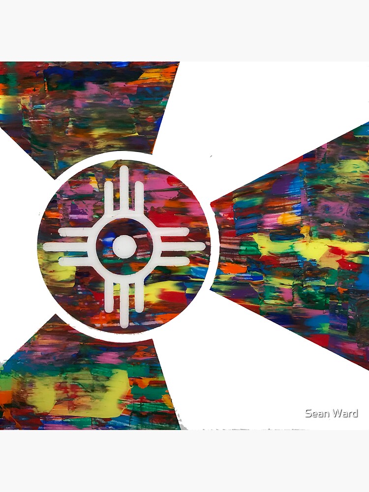 "Wichita Flag - IX of X" Sticker by SeanCWard | Redbubble