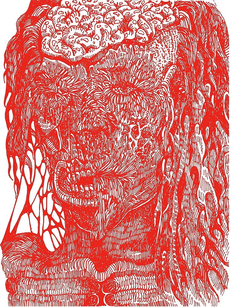 "rotting face" Poster for Sale by spitbone | Redbubble