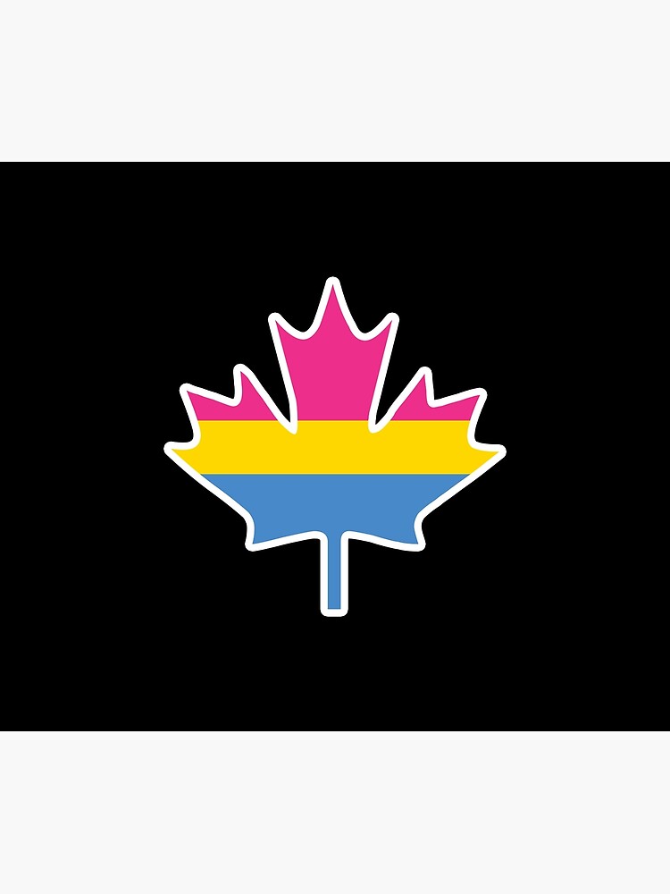 "Pansexual LGBT LGBTQIA+ Pride Month Canada Canadian Flag Rainbow flag ...