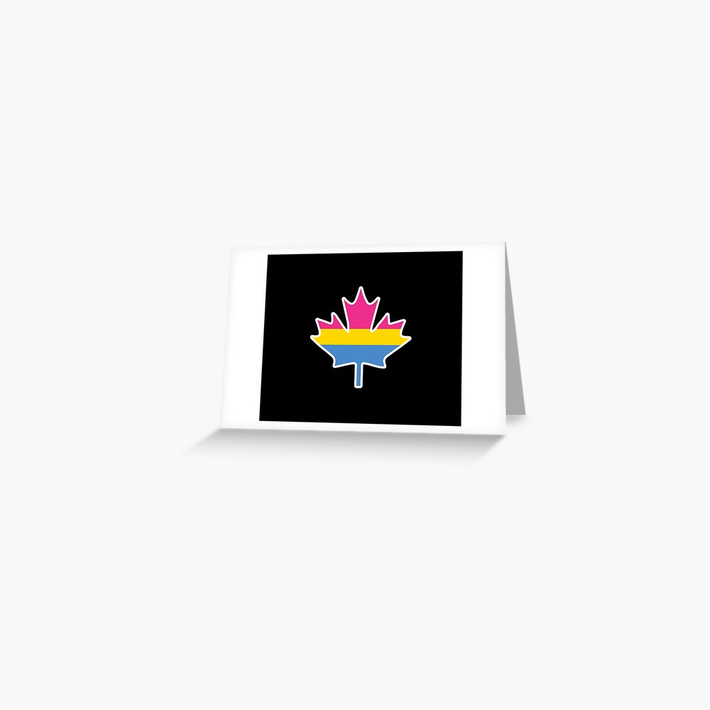 Pansexual Lgbt Lgbtqia Pride Month Canada Canadian Flag Rainbow Flag