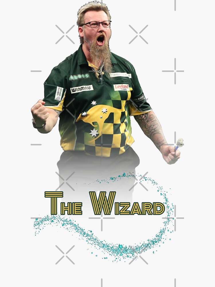 "Simon Whitlock The Wizard" Sticker for Sale by patoalex | Redbubble