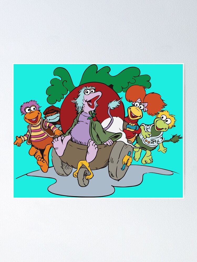"Fraggle Rock Cartoon illustration" Poster for Sale by Bonobofy | Redbubble