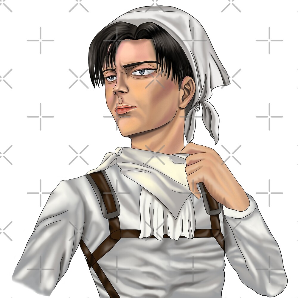 "Captain Levi Ackerman in Cleaning Mode" by Ibnat Ali | Redbubble