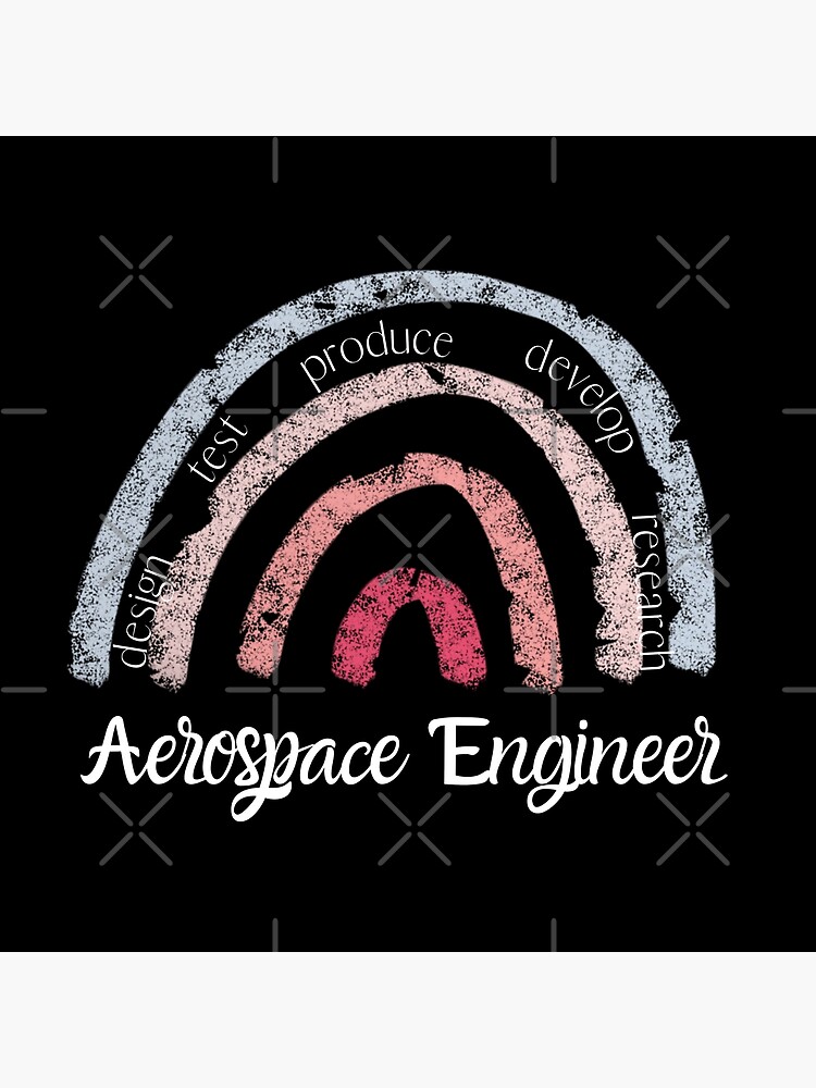 Aerospace Engineer- rainbow design Premium Matte Vertical Poster sold ...
