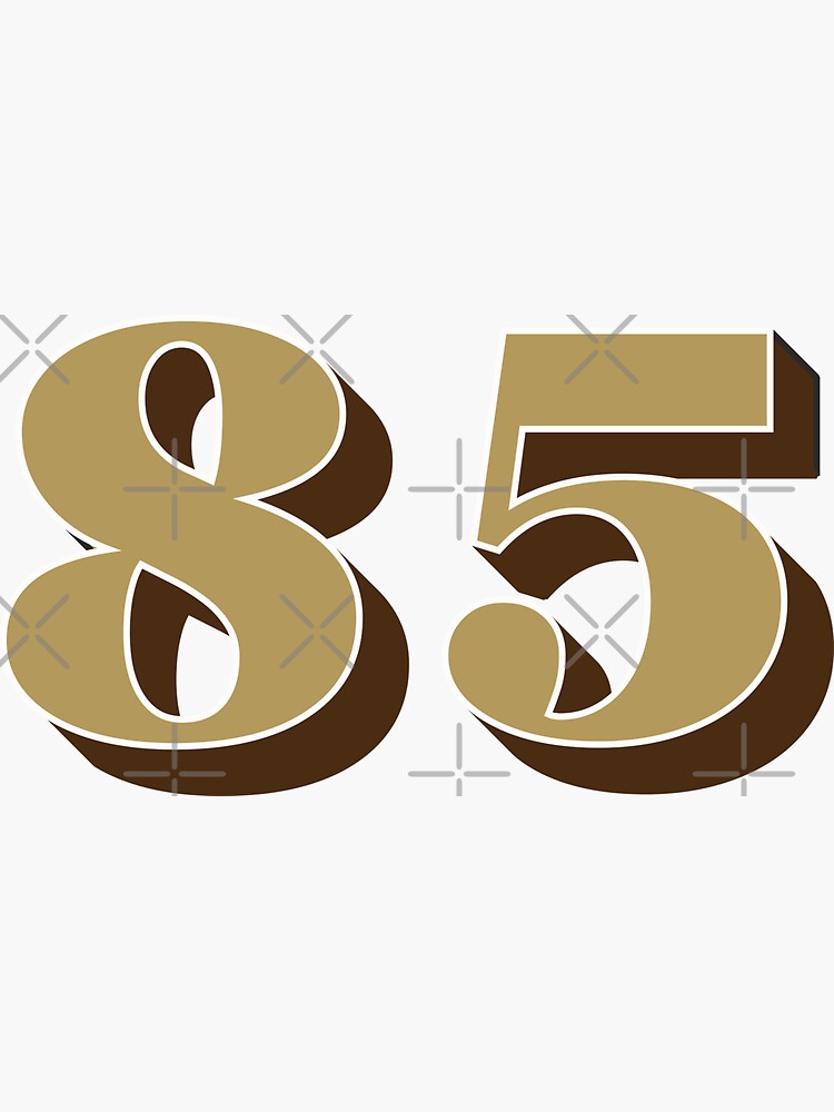 "85 San Francisco - American Football" Sticker for Sale by oko-designs ...