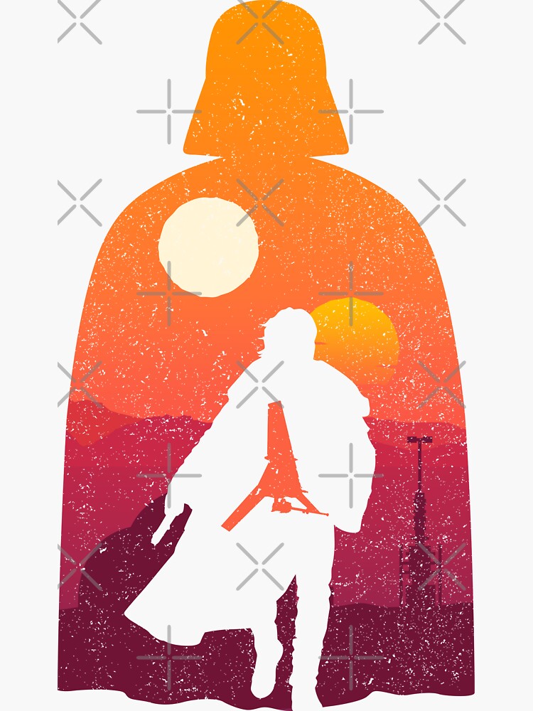 "Obi-Wan Tatooine" Sticker for Sale by GrayspellHouse | Redbubble