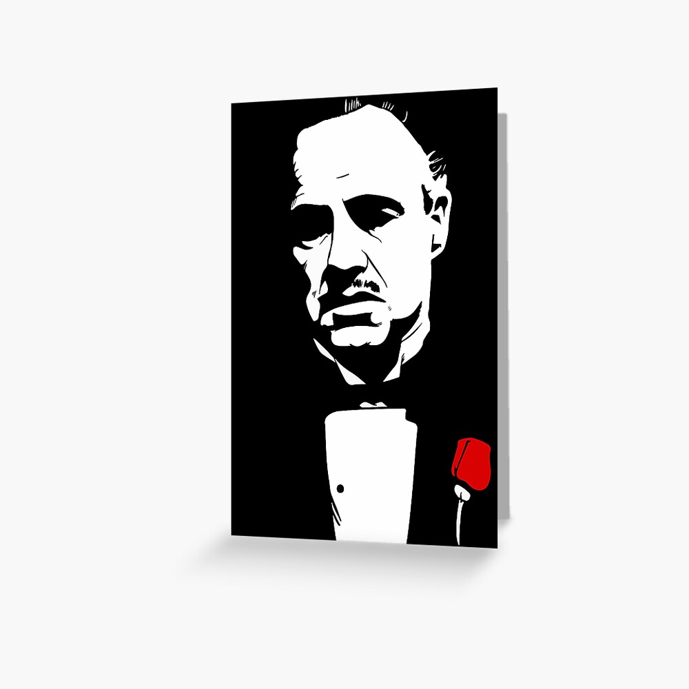 "The Godfather Flower" Greeting Card by NoraMohammed | Redbubble