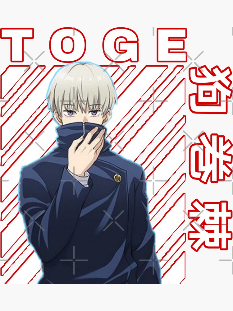 "Toge Inumaki - JJK" Sticker for Sale by animeart34 | Redbubble