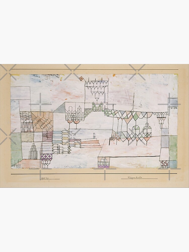"Paul Klee Great Hall for Singers ( Abstract pattern· expressionism ...