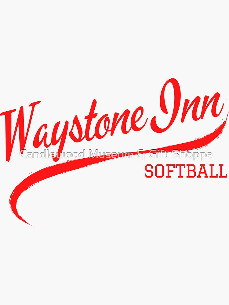 "Waystone Inn Softball Parody Design Kingkiller Chronicle" Sticker for ...