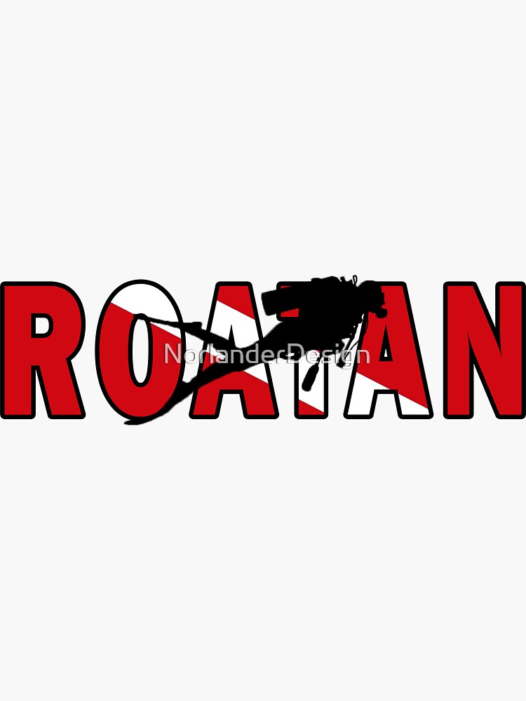 "Roatan Honduras " Sticker for Sale by NorlanderDesign | Redbubble