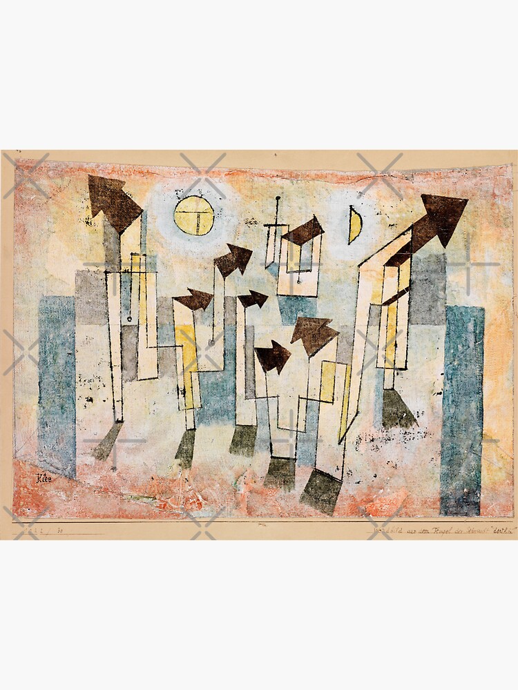 "Paul Klee Mural from the Temple of Longing ( Abstract pattern ...