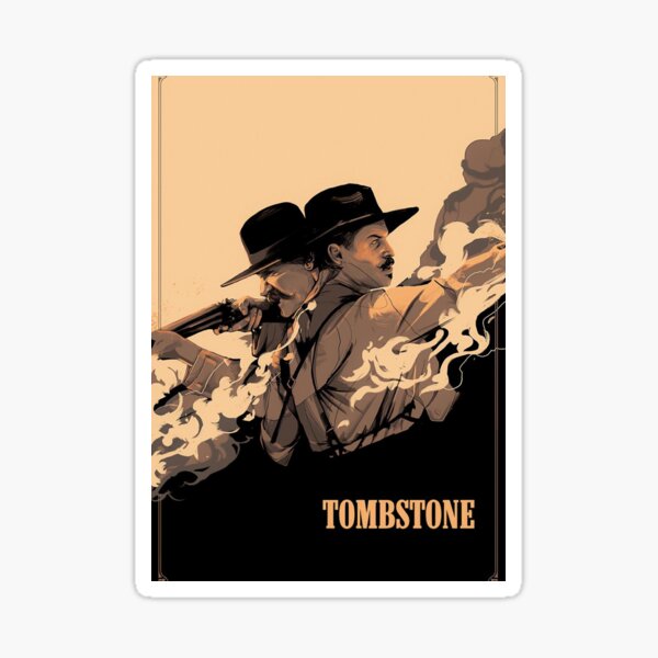 "Tombstone Movie Poster" Sticker for Sale by brandon1122 | Redbubble