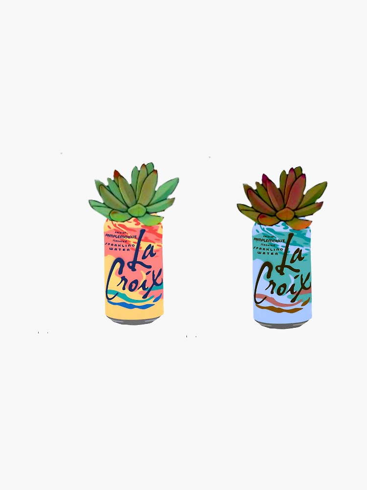 "Lacroix succulent sticker pack" Sticker for Sale by lliv-stickers ...