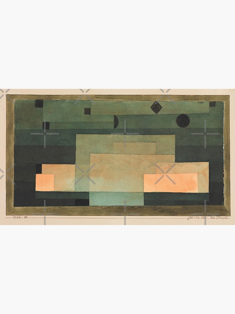 "Paul Klee The Firmament Above the Temple ( Abstract pattern ...