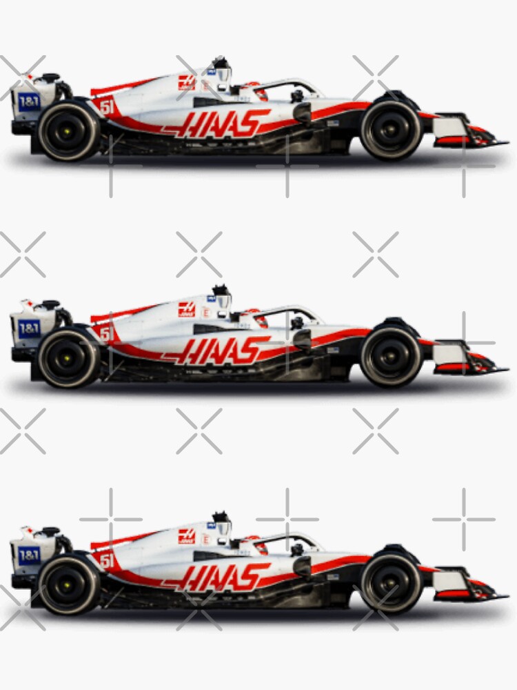 "Haas VF-22 F1 Car - 3x Sticker Bundle, Pack" Sticker for Sale by F1RB ...