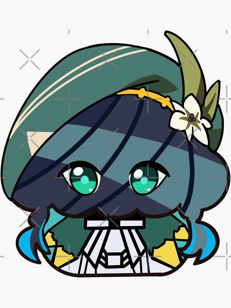 "Genshin Impact ~ Venti Cupcake" Sticker for Sale by HHGizmo | Redbubble