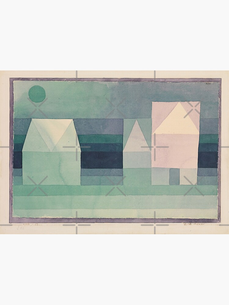 "Paul Klee Three Houses ( Abstract pattern· expressionism · cubism ...