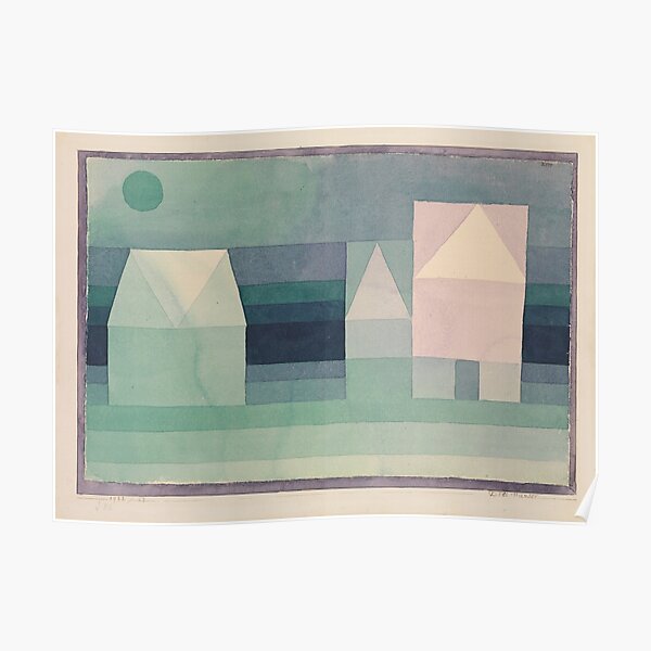 "Paul Klee Three Houses ( Abstract pattern· expressionism · cubism ...